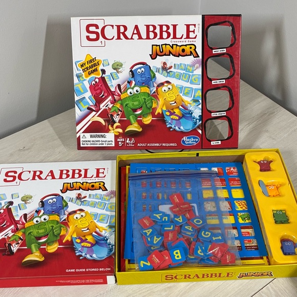 Hasbro | Toys | Hasbro Scrabble Junior Kids First 24 Board Game ...